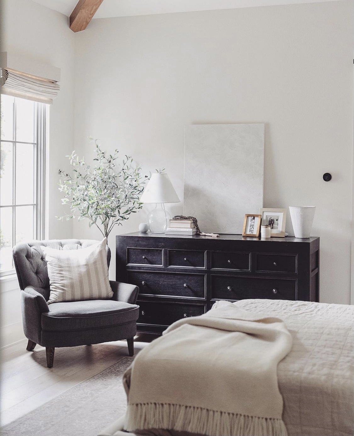 All About Our Primary Suite Window Treatments
